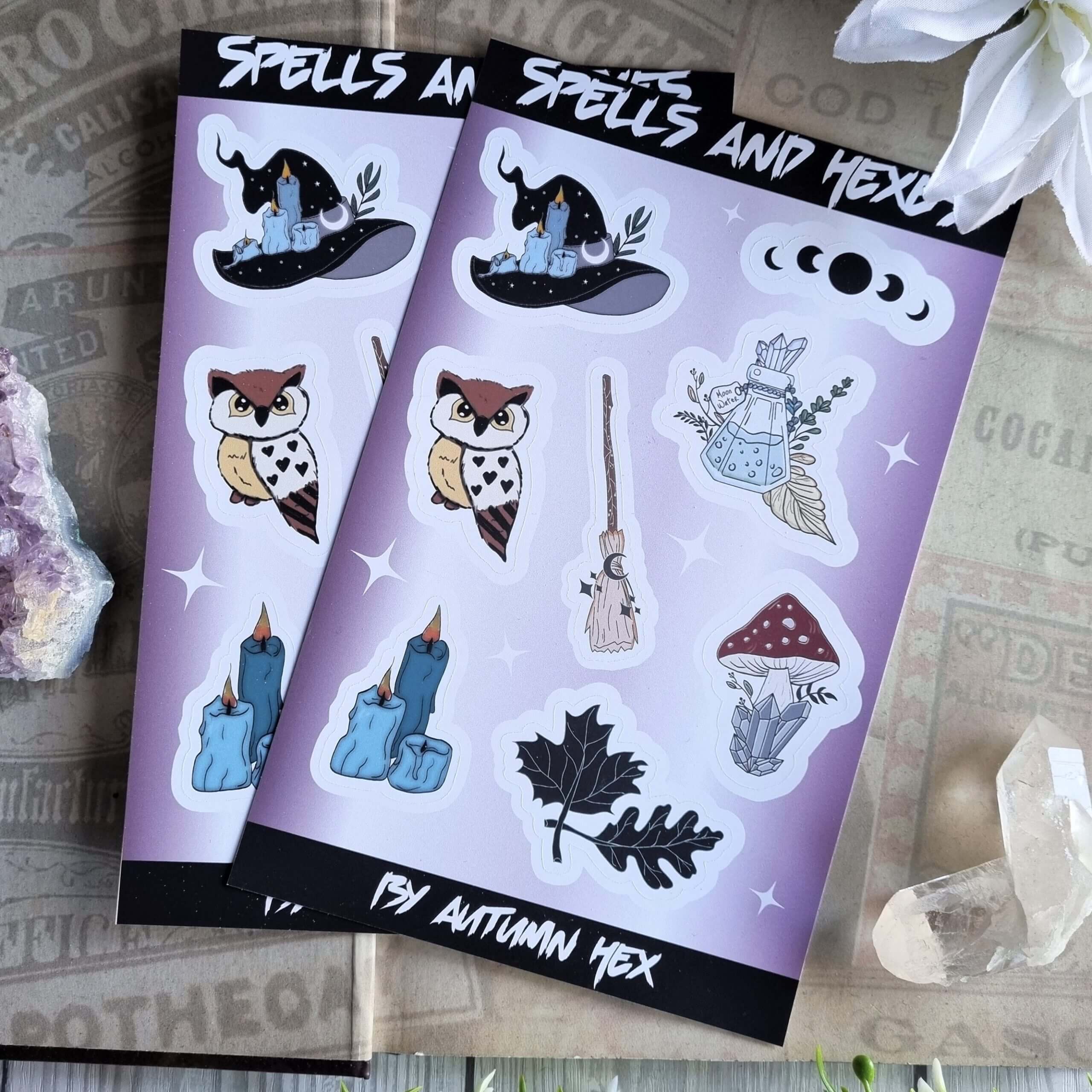 Hexes & Spells Stickersheet - Autumn Hex