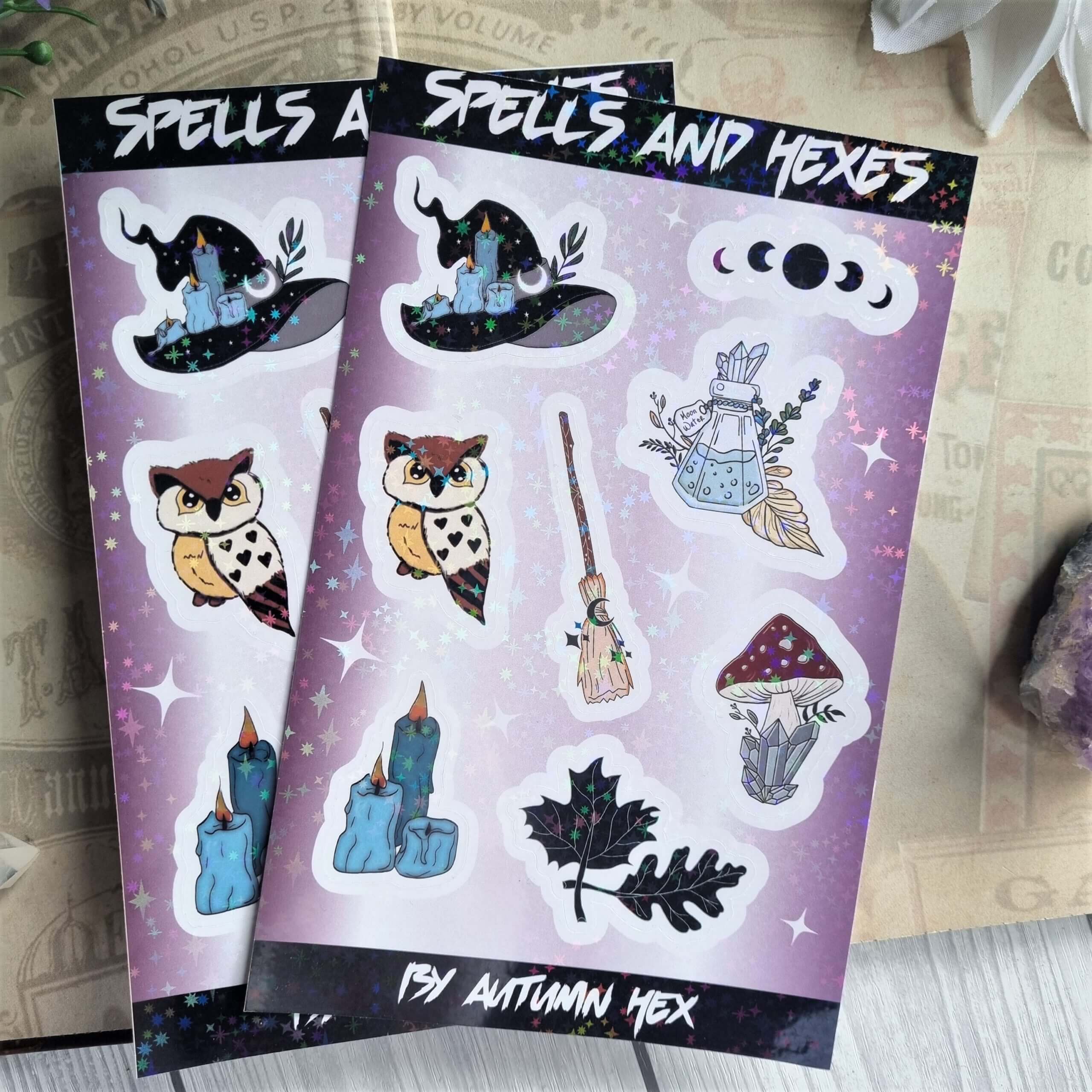 Hexes & Spells Stickersheet - Autumn Hex